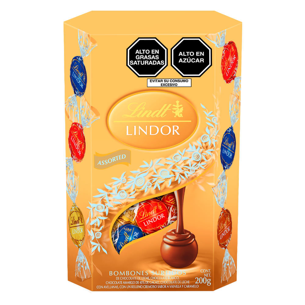 Bombones con Rellenos Surtidos Lindt Lindor 200g - Metro.pe