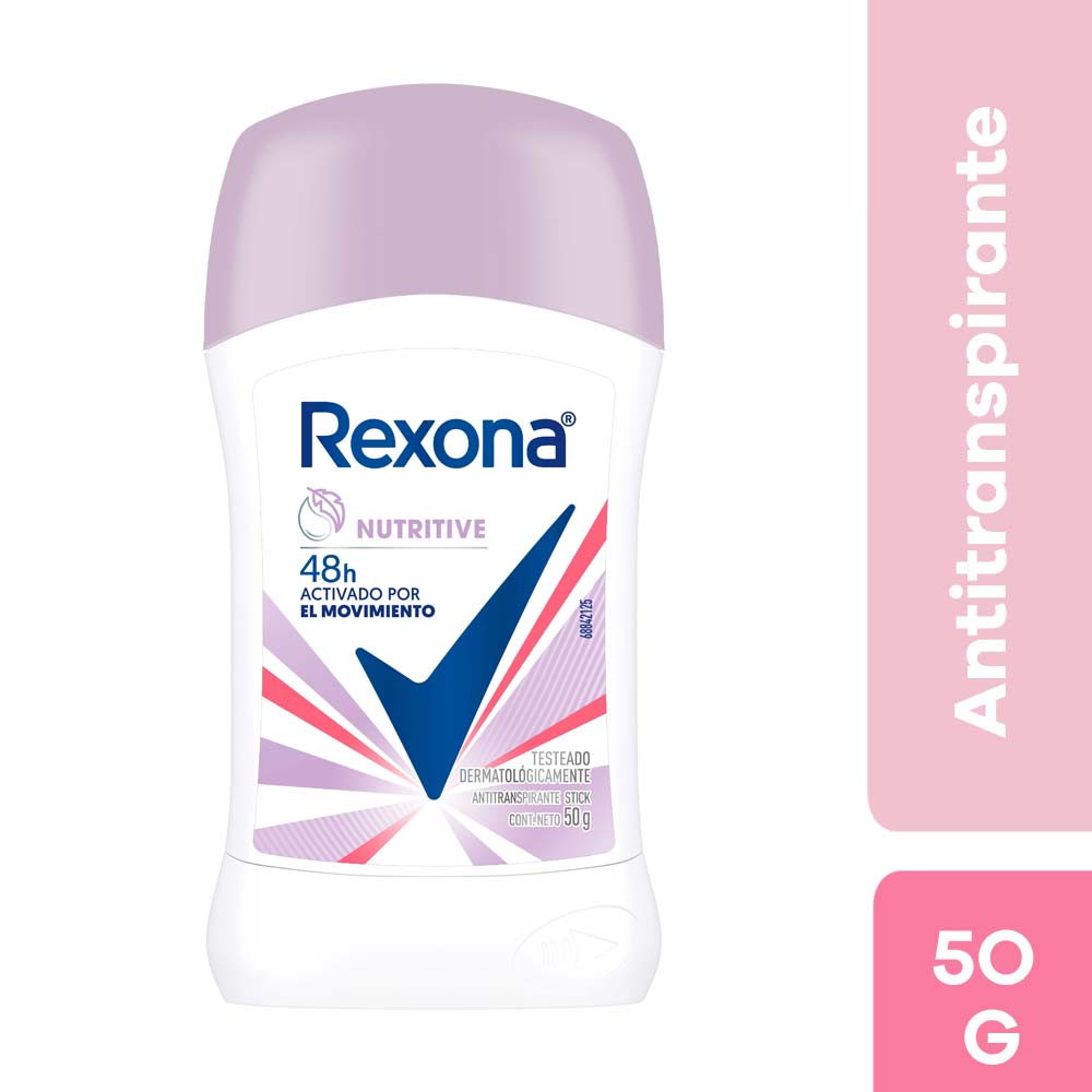 Antitranspirante en Barra Rexona Nutritive 50g - Metro.pe