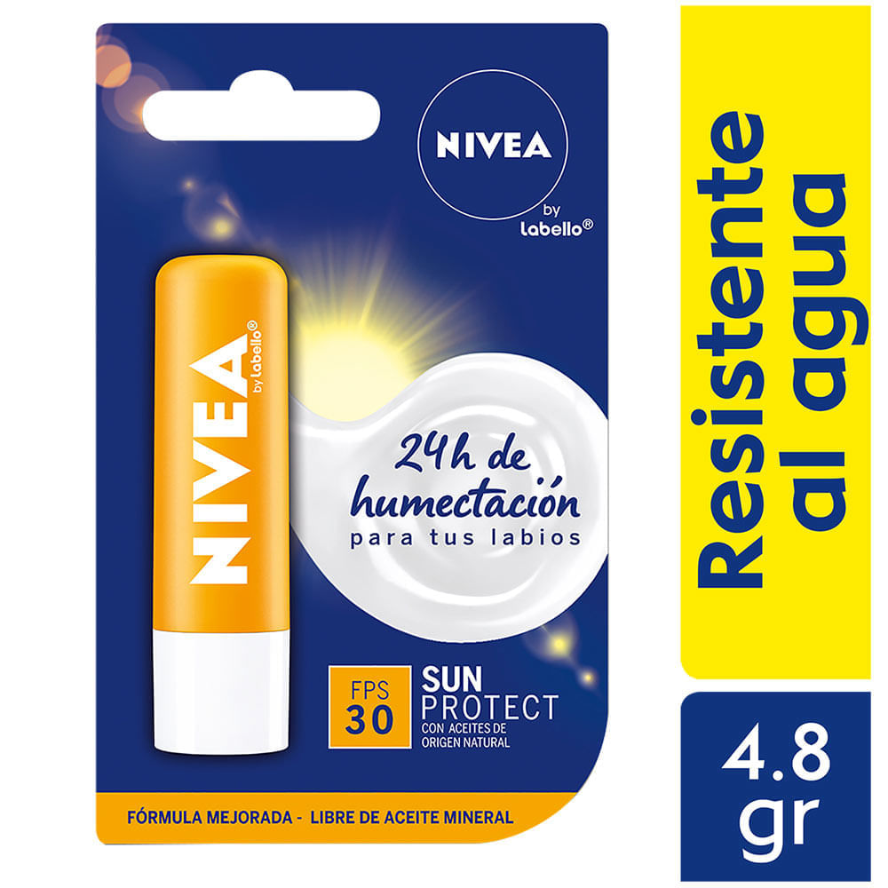 Protector Labial Nivea Sun Protect FPS 30 4.8g - Metro.pe
