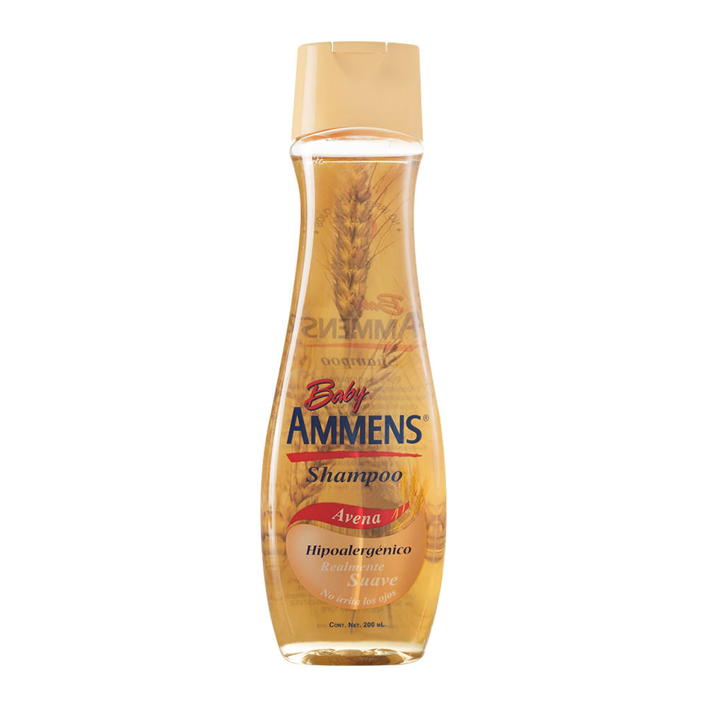 Shampoo Ammens Avena Hipoalergénico No Irrita los Ojos Frasco 200 ml ...