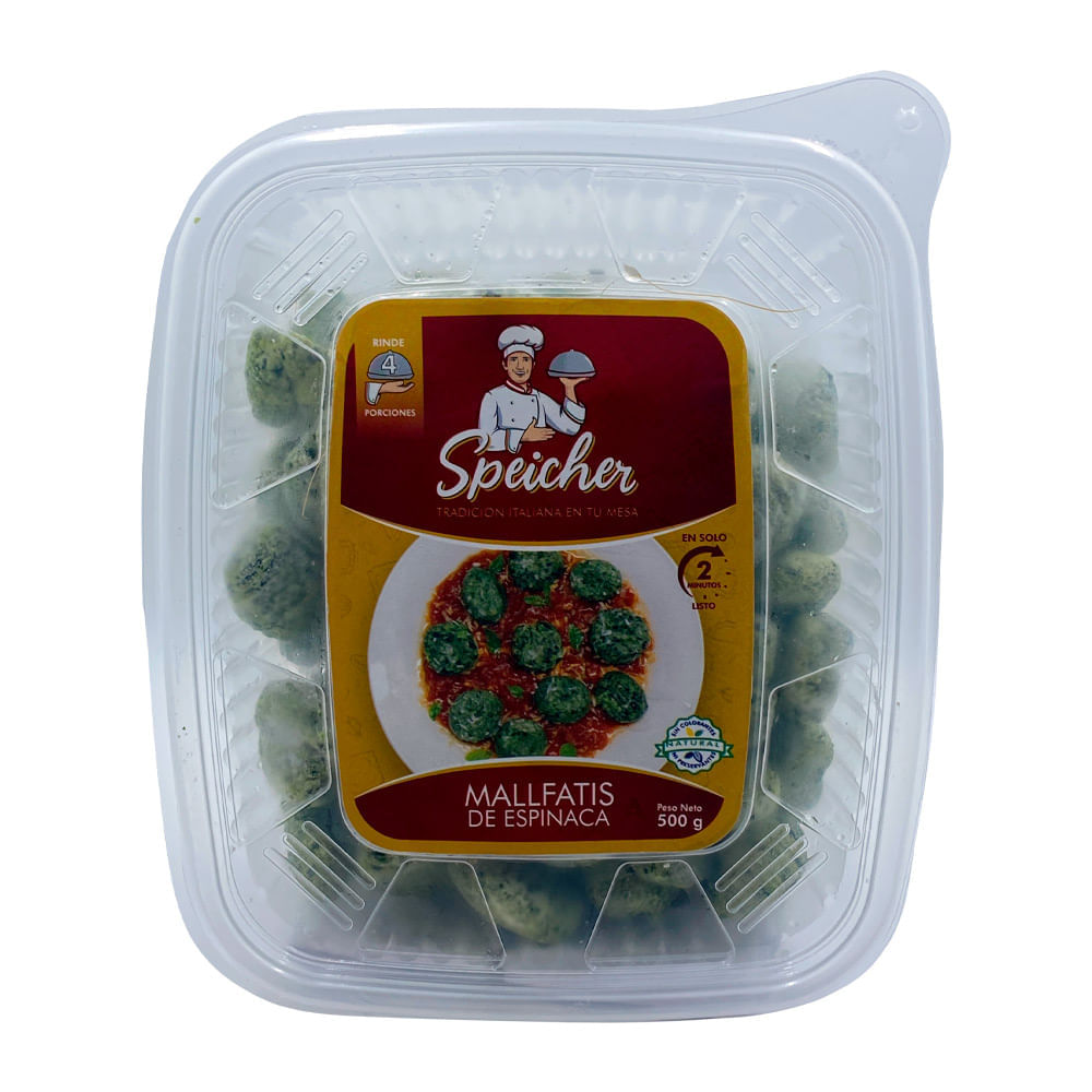 Malfatti de Ricota y Espinaca Speicher Caja 500g - Metro.pe