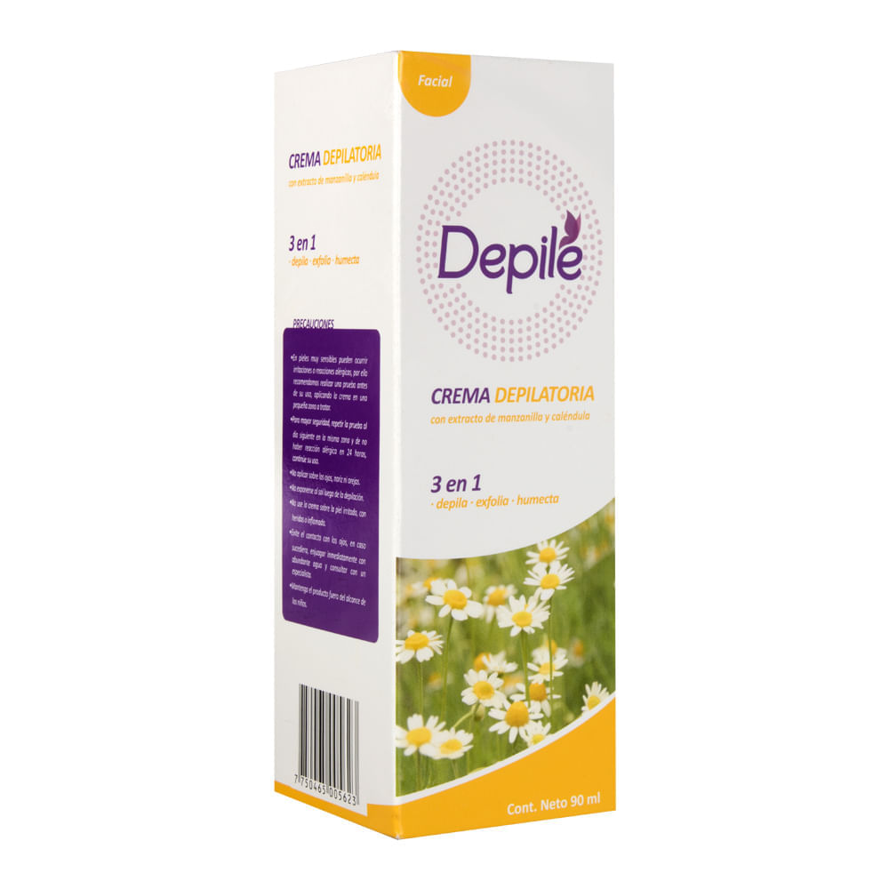 Crema Depilatoria Facial Depilé Manzanilla 50ml - Metro.pe