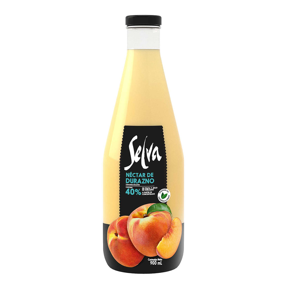 Néctar de Durazno Selva Botella 900 ml - Metro.pe