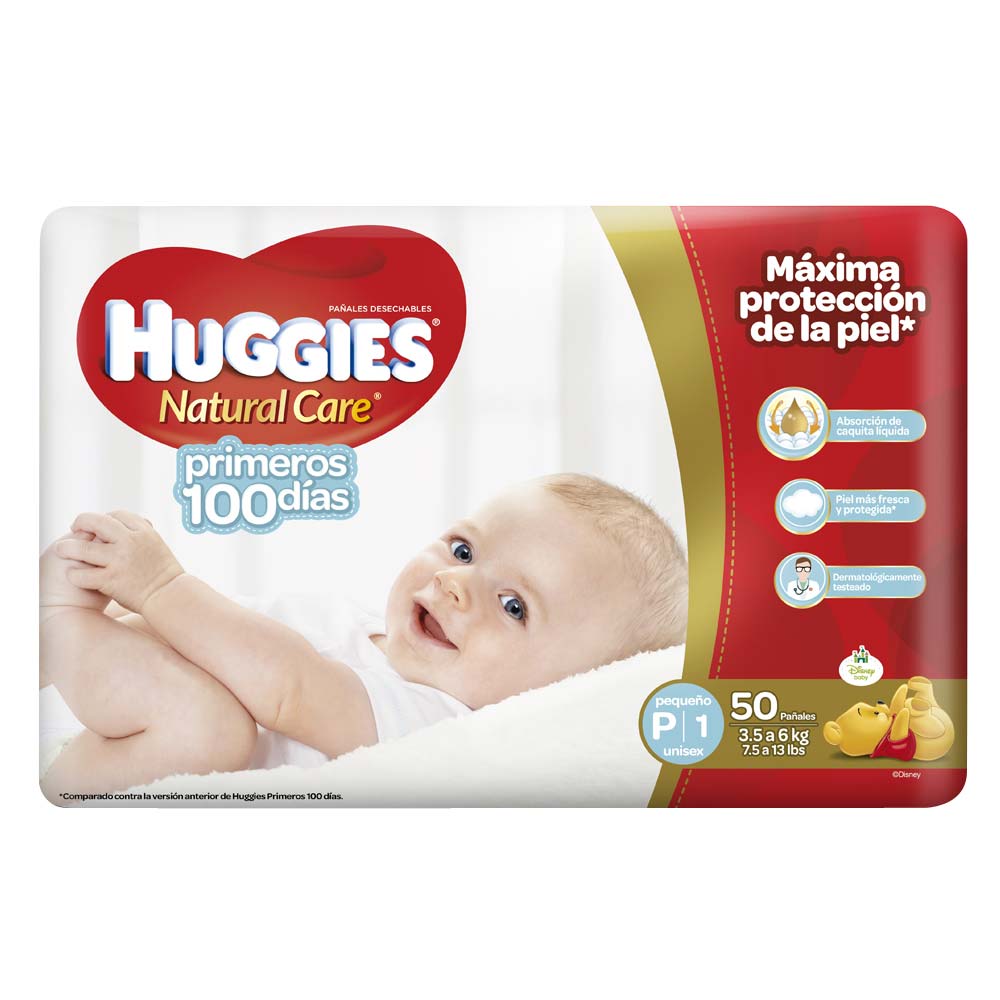 Pañales Huggies Natural Care Primeros Días Talla 50un - Metro.pe
