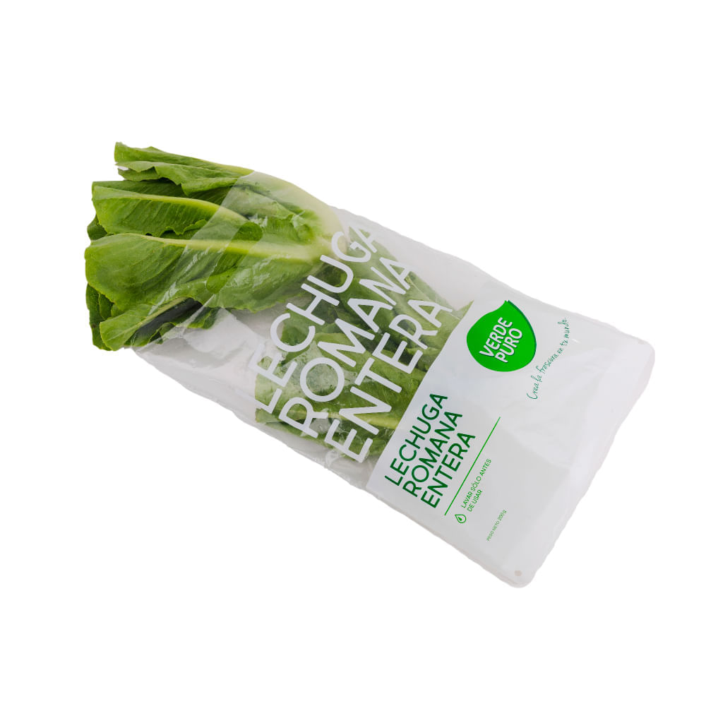 Lechuga Romana Entera Verde Puro 200g - Metro.pe