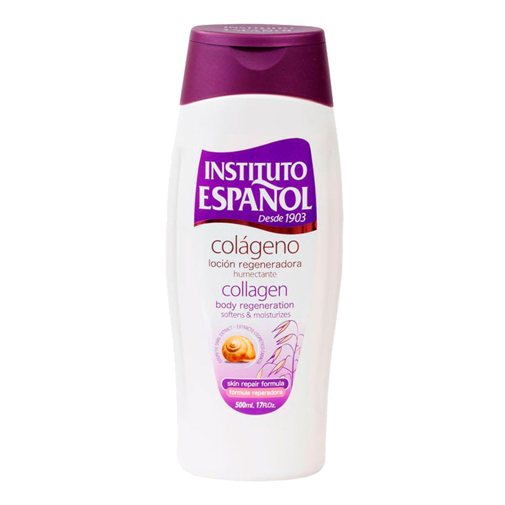 Loción Corporal Humectante Instituto Español Colágeno Frasco 500 ml ...