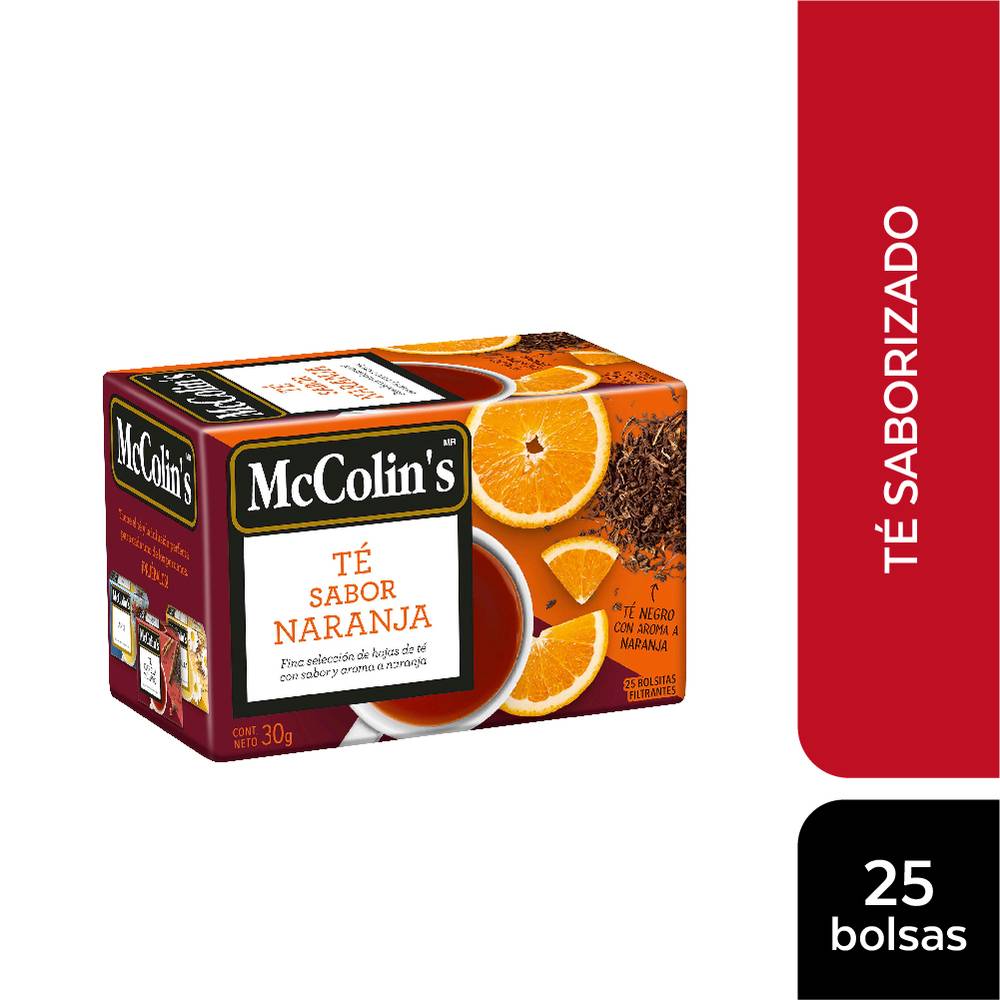 Té Sabor Naranja McColin's 25un - Metro.pe