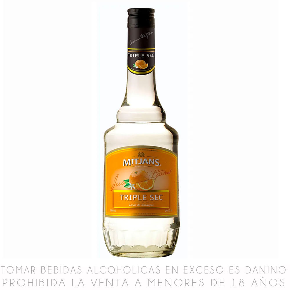 Licor Triple Sec Mitjans Botella 750 ml - Metro.pe