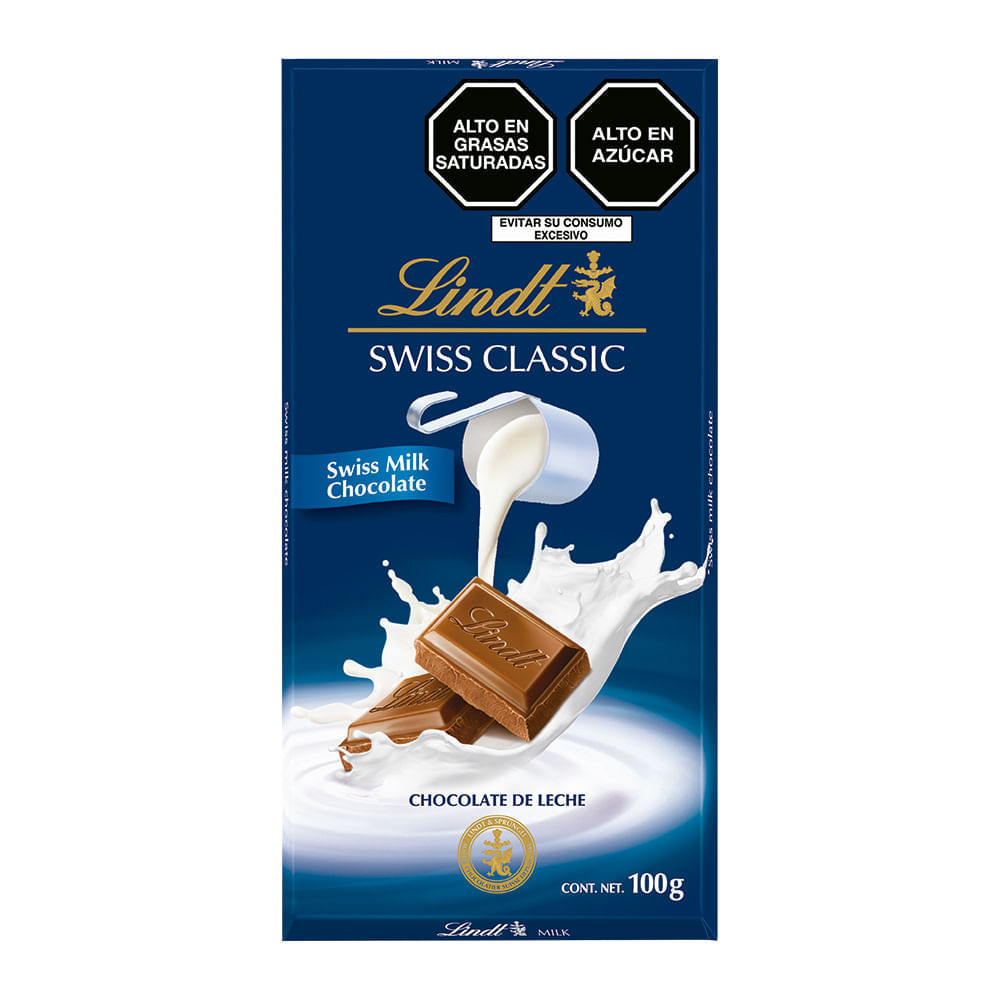 Chocolate de Leche Lindt Swiss Classic 100g - Metro.pe