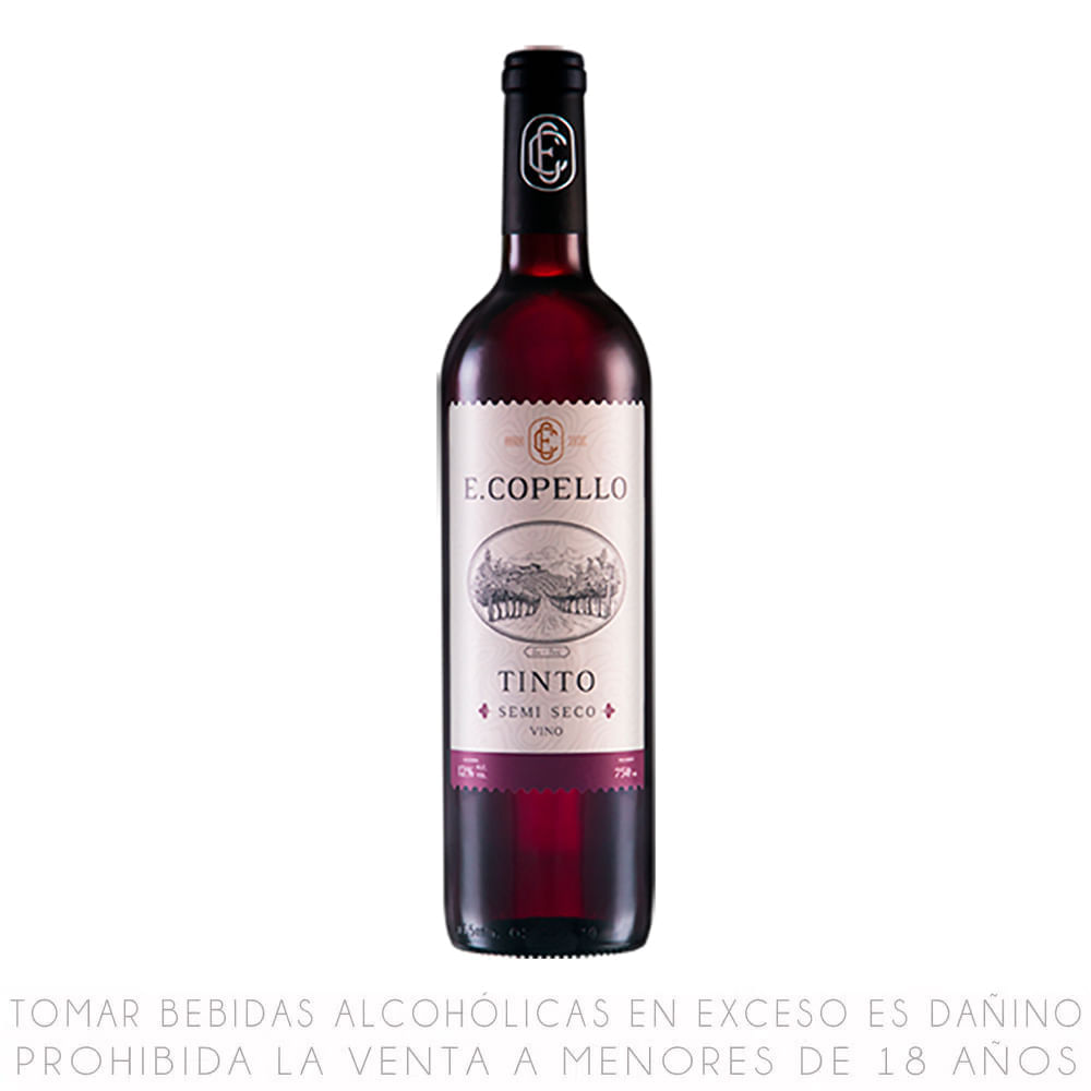 Vino Tinto Semiseco Blend E. Copello 750ml - Metro.pe