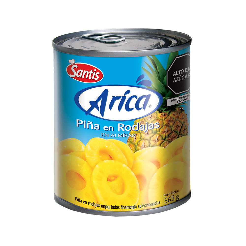Piña En Rodajas Arica Lata 565 g - Metro.pe