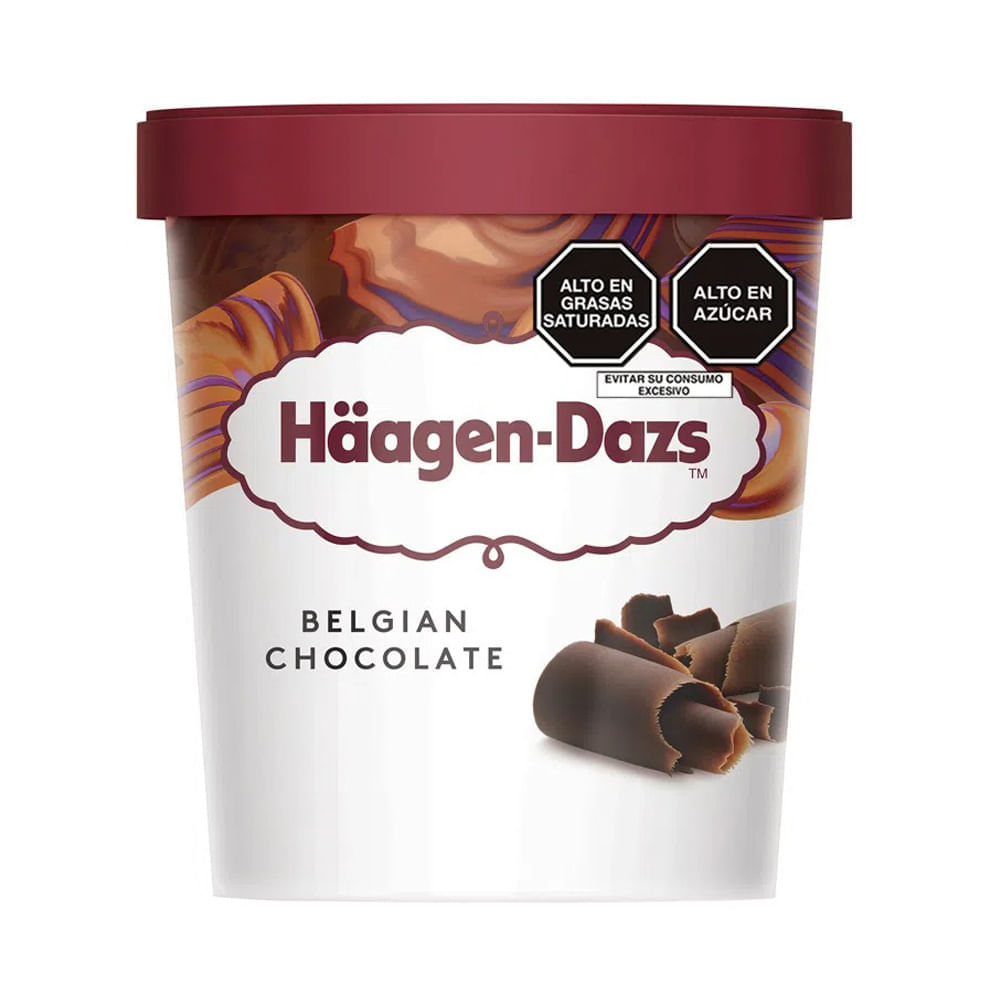 Helado Haagen Dazs Chocolate Belga 473ml - Metro.pe