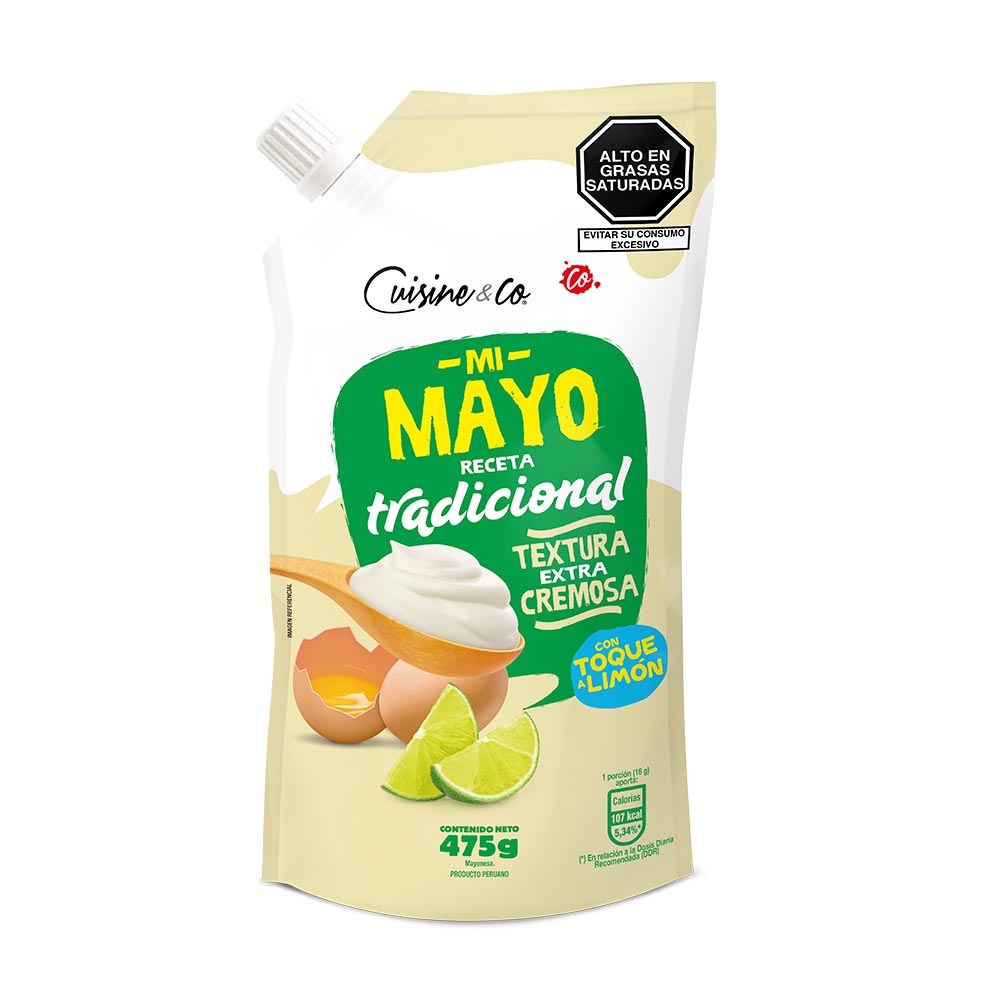 Mayonesa Tradicional Cuisine & Co 475g - Metro.pe