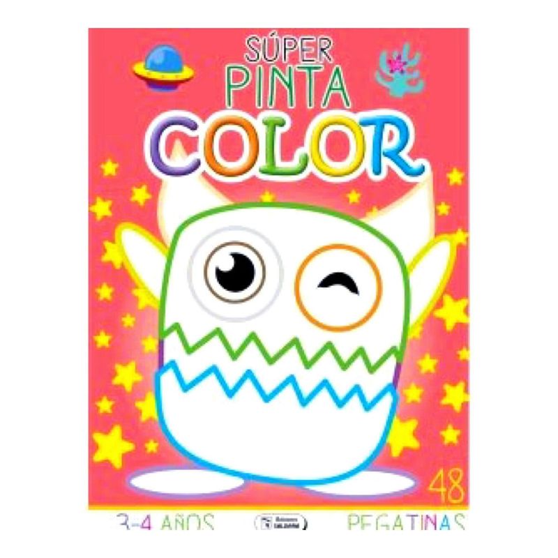 Libro Súper Pinta Color Rojo - Metro.pe