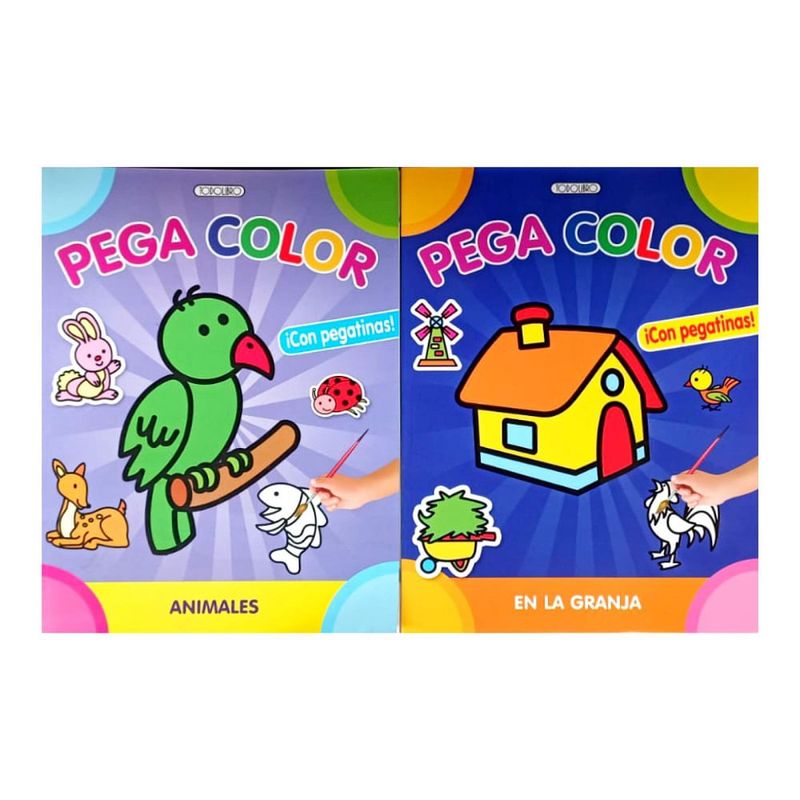 Actividades Pega Color Pack x 2 - Metro.pe
