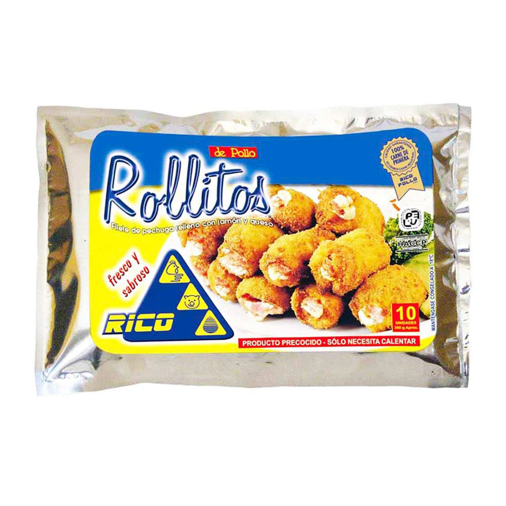Rollitos de Pollo Rico Pollo 350 g - Metro.pe