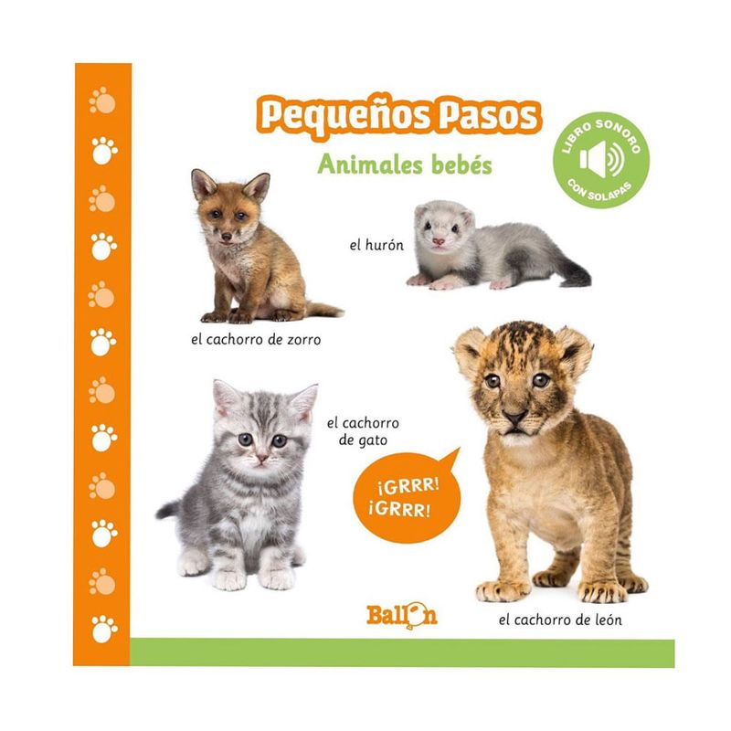 Libro Ballon Animales Bebés Pequeños Pasos - Metro.pe