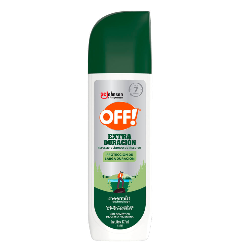Repelente OFF Extra Protección Spray 177ml - Metro.pe