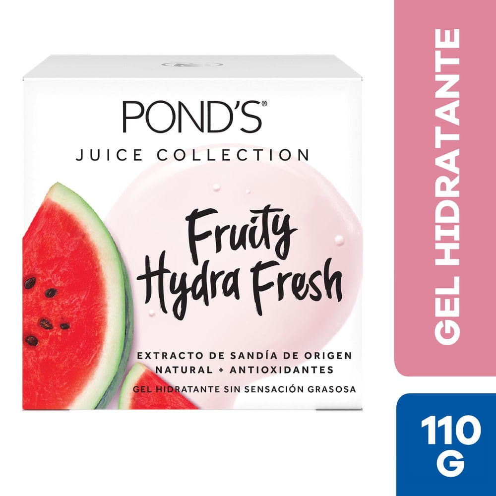 Pond's Gel Hidratante Fruity Hydra Fresh Extractor de Sandía Pote 110 g ...