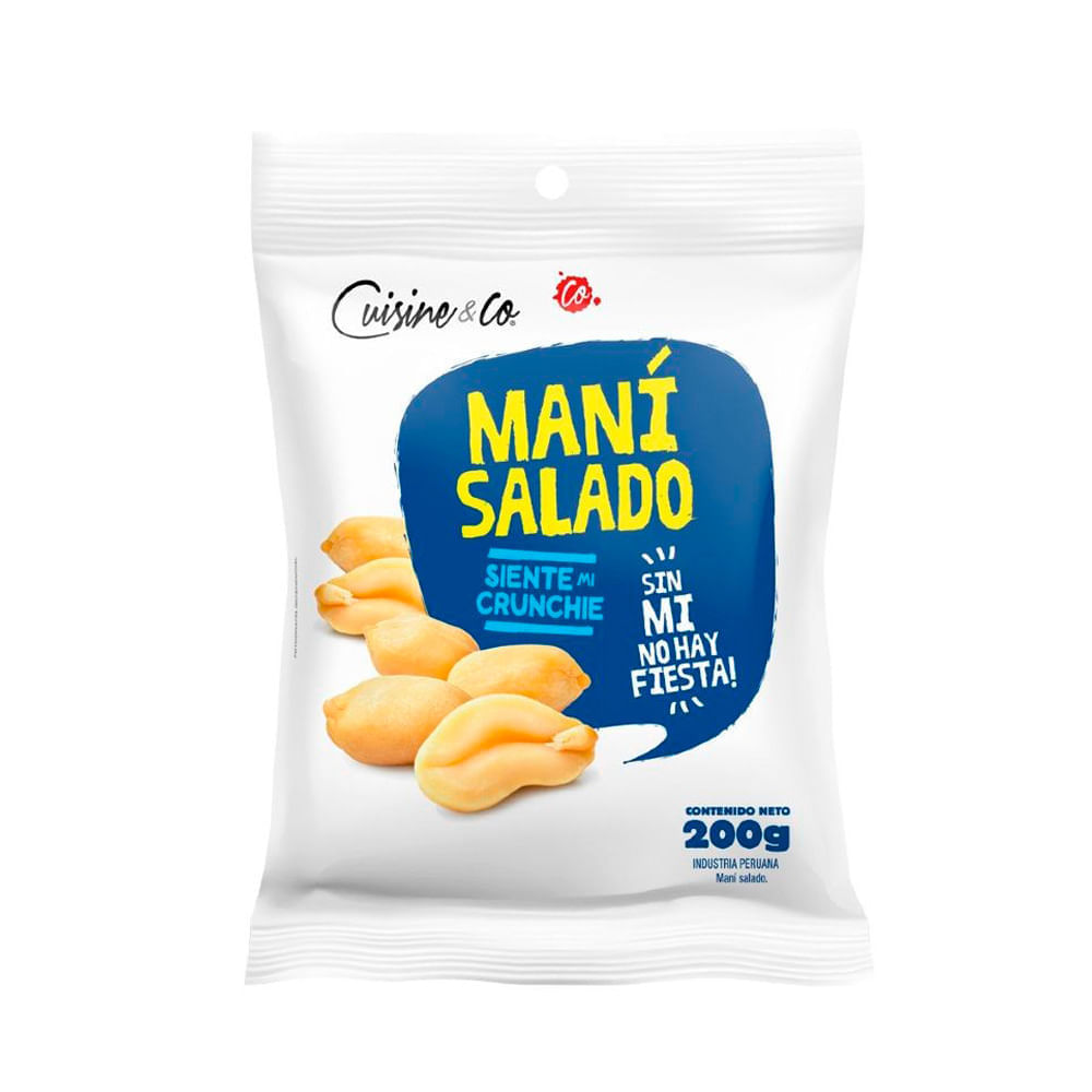 Maní Salado Cuisine & Co 200g - Metro.pe