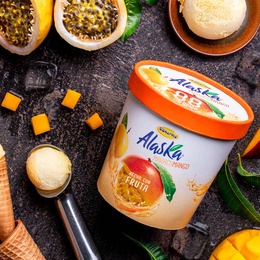 Helado Alaska Maracumango 900ml - Metro.pe