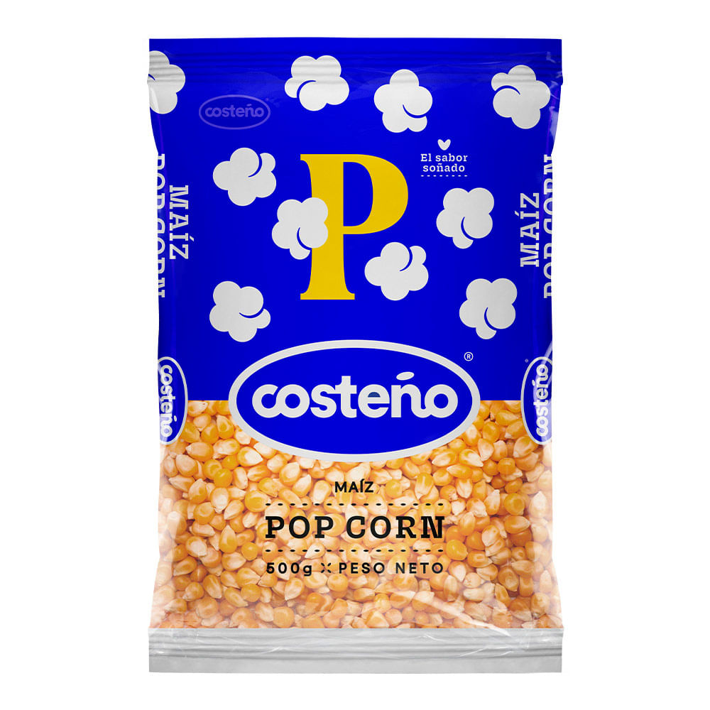 Ma¡z Pop Corn Coste¤o 500g - Metro.pe