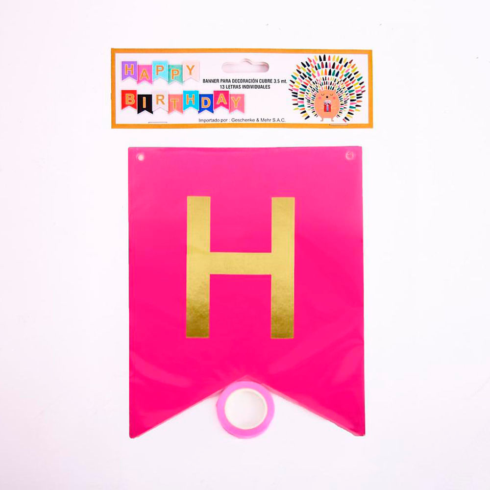 Banderín Geschenke Mehr Cadeneta Happy Birthday - Metro.pe
