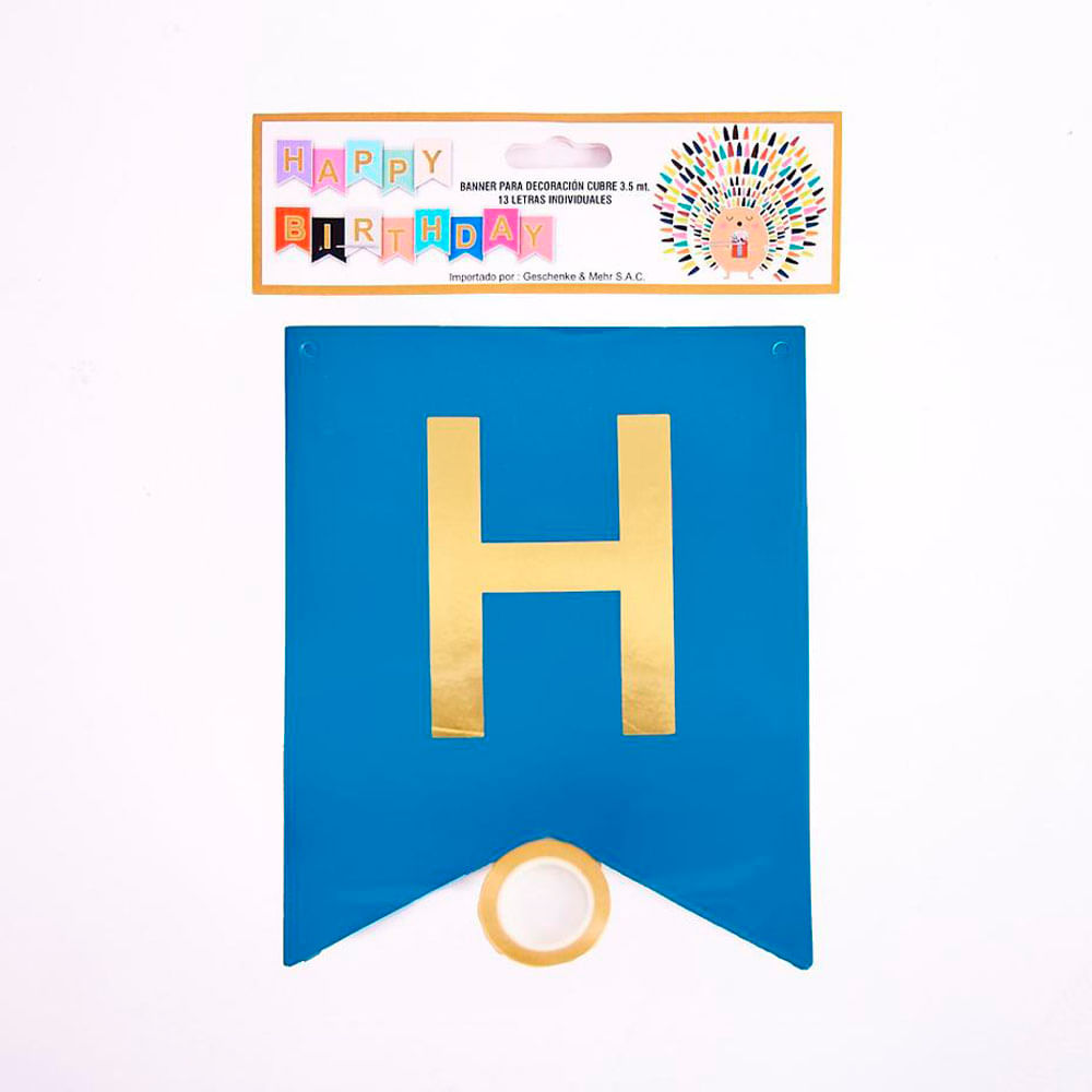 Banderín Geschenke Mehr Cadenata Happy Birthday - Metro.pe