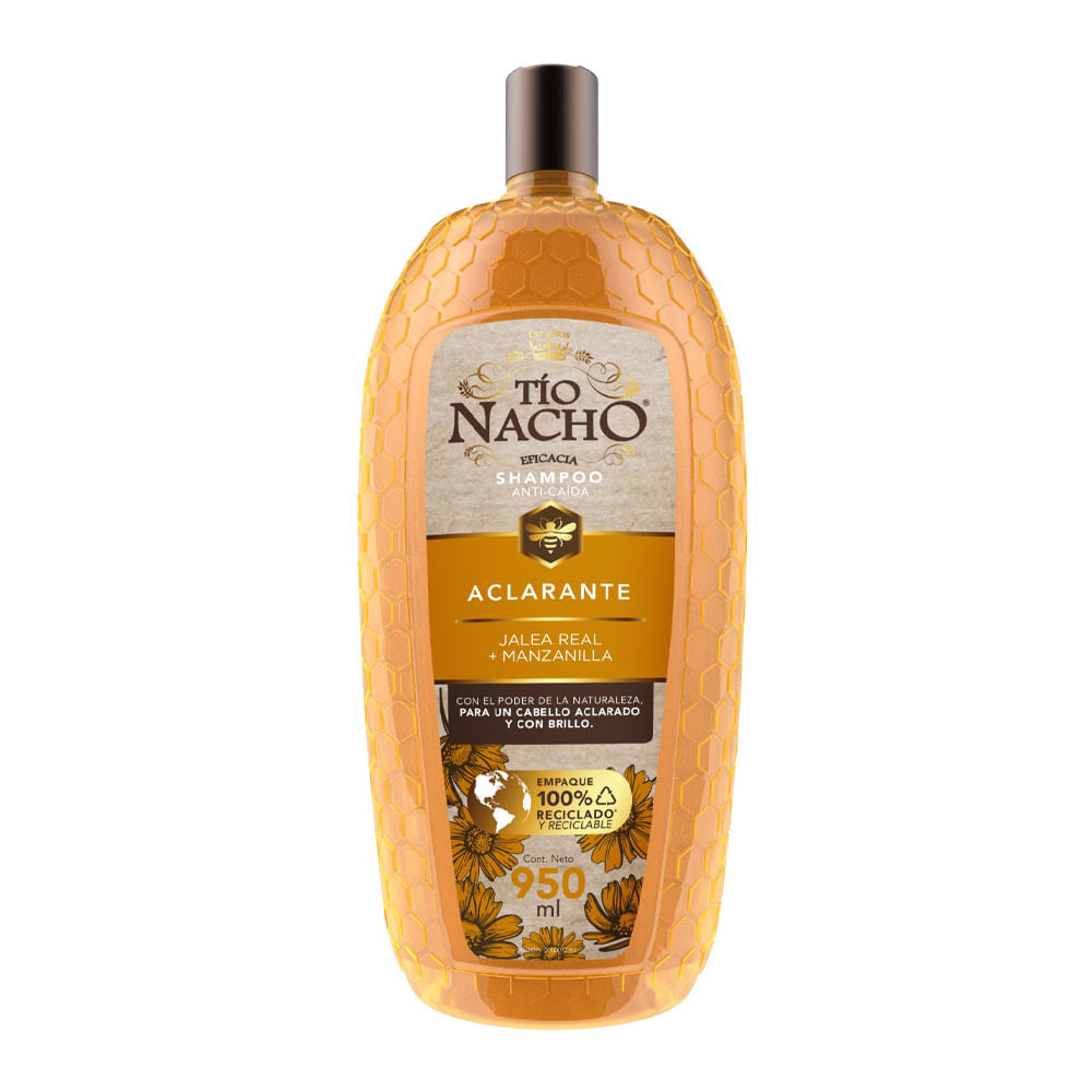 Shampoo Tío Nacho Anti Caída Aclarante 950ml - Metro.pe