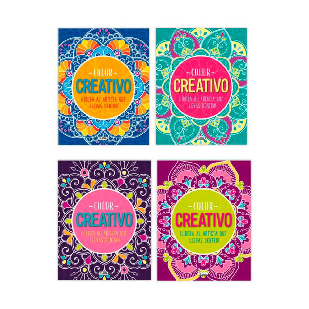 Libro Color Creativo 4 Títulos - Metro.pe