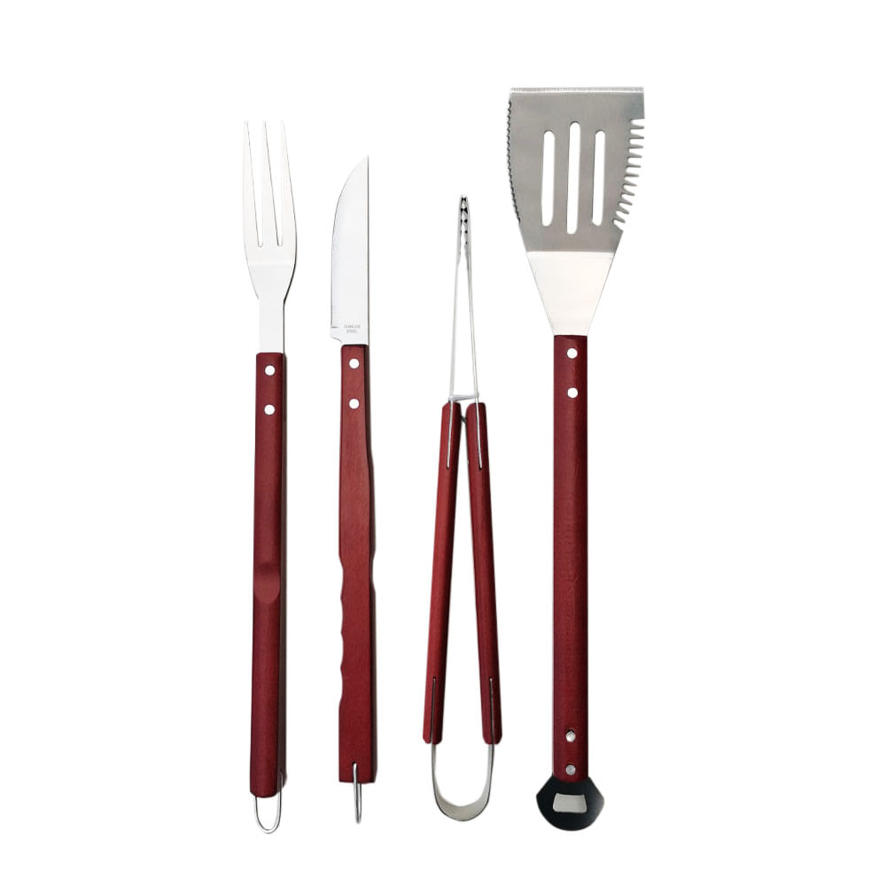 Set 4 Piezas Beef Maker Madera - Metro.pe