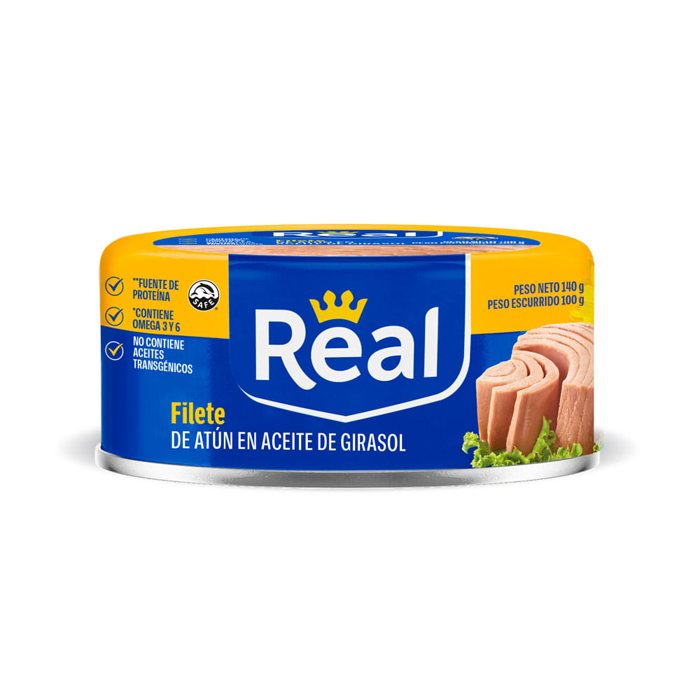 Filete de At£n en Aceite Real 140g - Metro.pe
