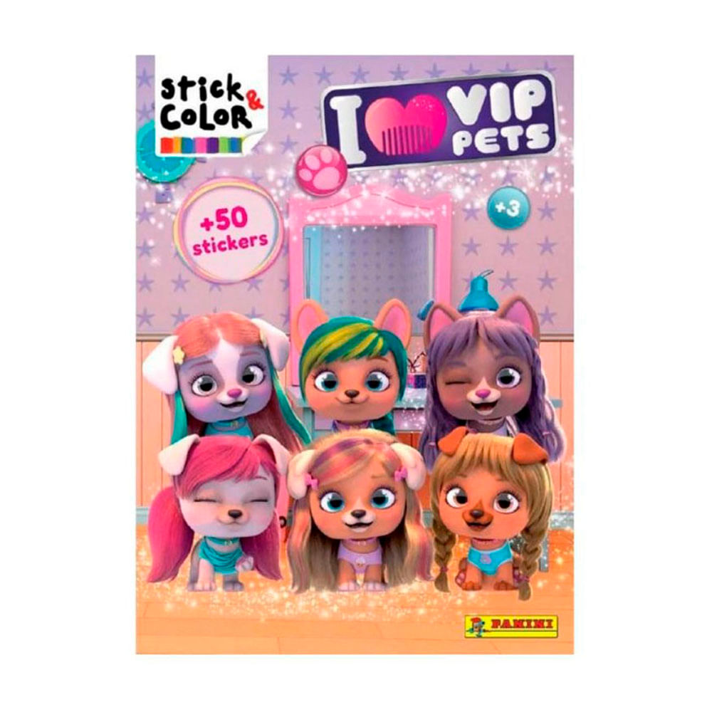 Libro I Love Vip Pets Stick & Color - Metro.pe