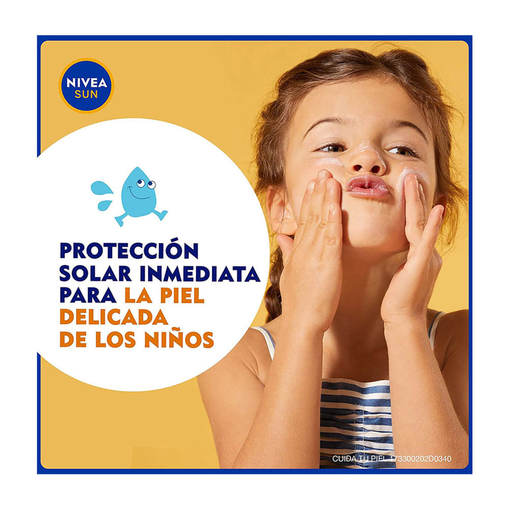 Protector Solar Nivea Sun Babies & Kids Sensitive FPS60 125ml - Metro.pe
