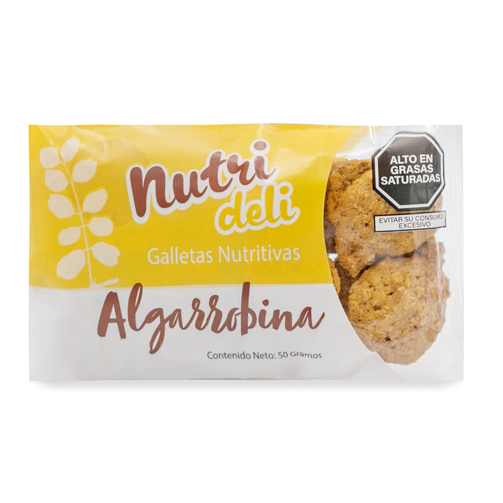 Galletas Nutritivas Nutri Deli Algarrobina 50g - Metro.pe