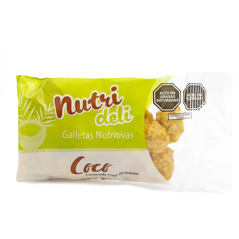 Galletas Nutritivas Nutri Deli Coco 50g - Metro.pe