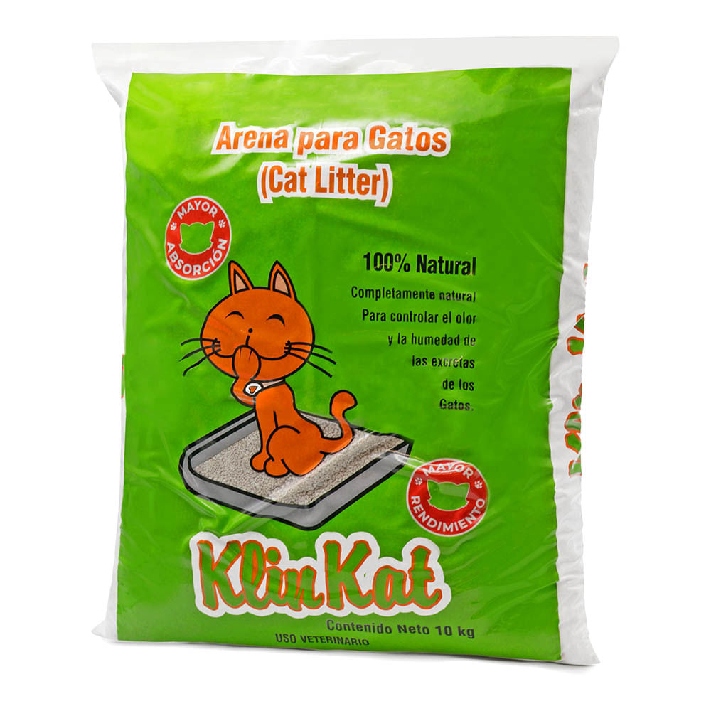 Arena para Gatos Klin Kat 10kg - Metro.pe