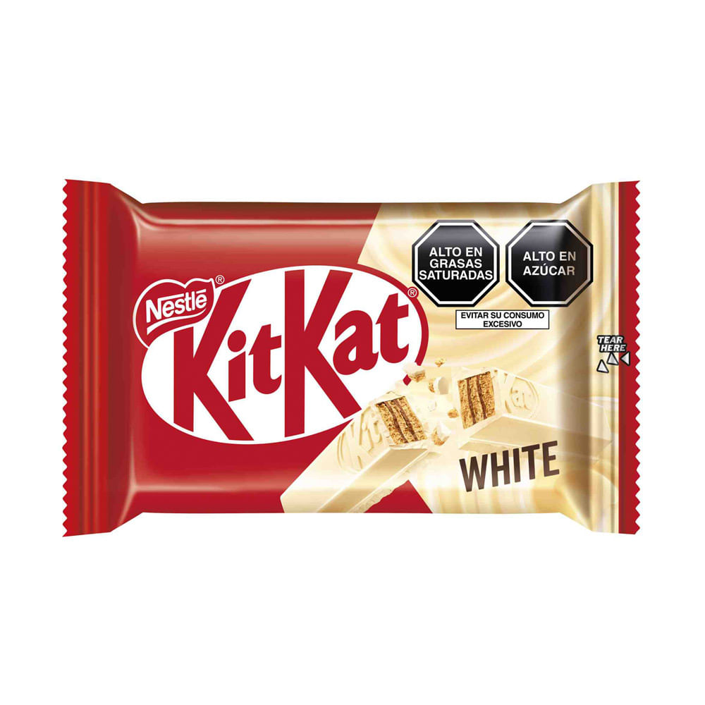 Oblea Rellena con Chocolate Blanco Kit Kat 41.5g - Metro.pe