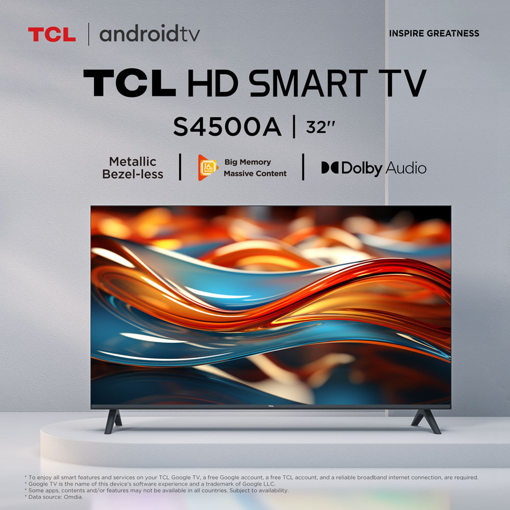 Televisor TCL 32" HD Smart Android Tv 32S4500A - Metro.pe