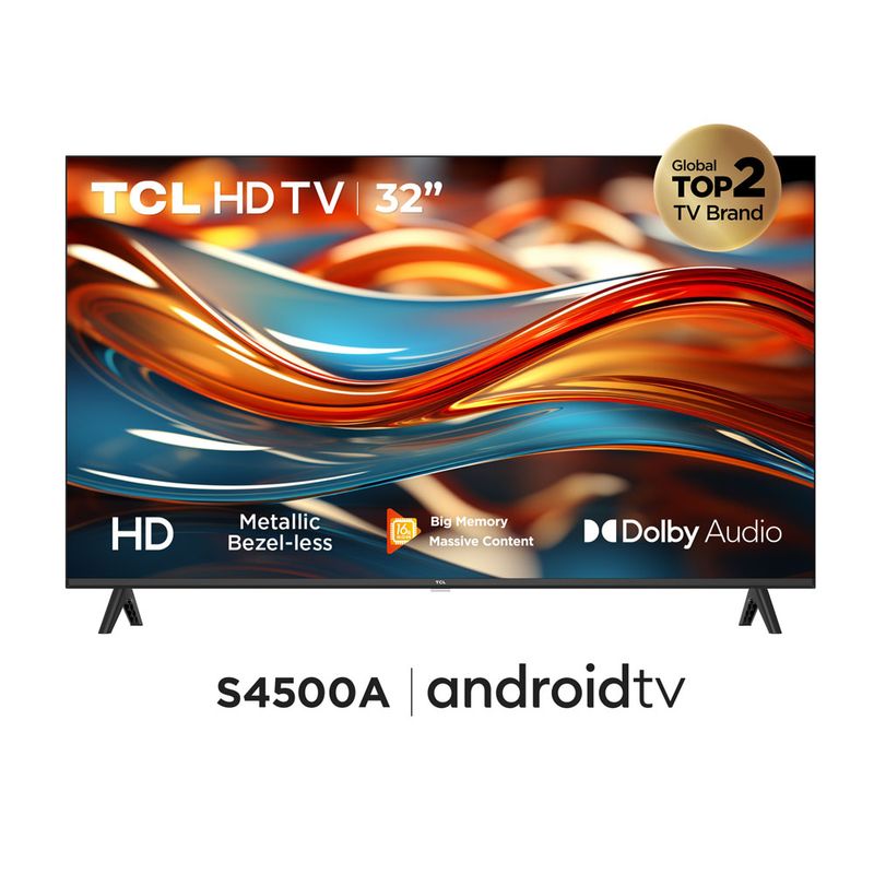 Televisor de 32 Pulgadas TCL HD Android TV S4500A - Metro.pe