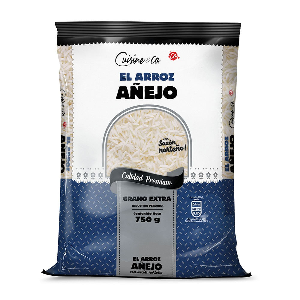 Arroz Añejo Extra Cuisine & Co 750g - Metro.pe