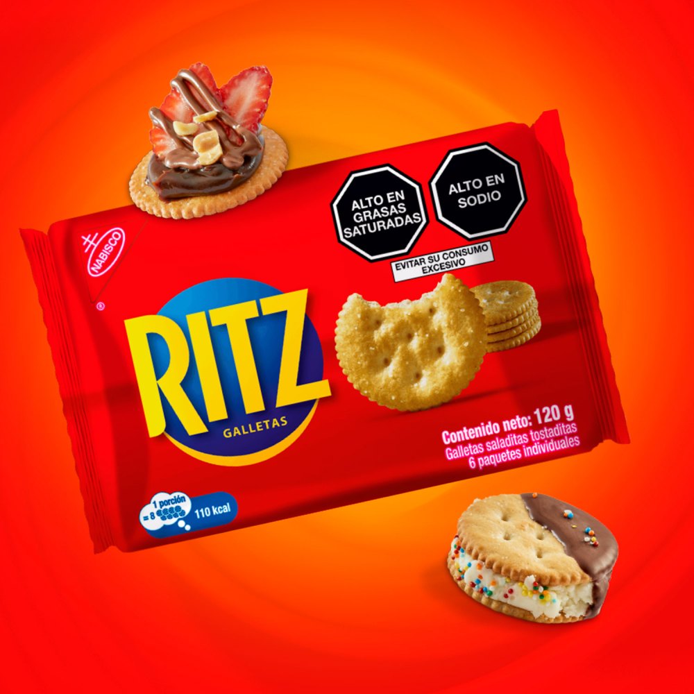 Sixpack Galletas Saladas Ritz Original 20g - Metro.pe