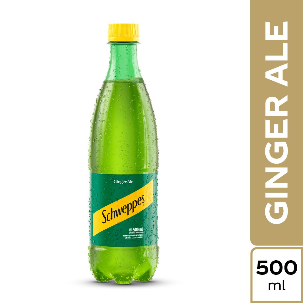 Gaseosa Schweppes Ginger Ale Botella 500ml - Metro.pe