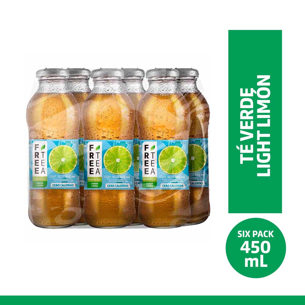 Free Tea Limon Light Six Pack Botella 450 ml c u - Metro.pe