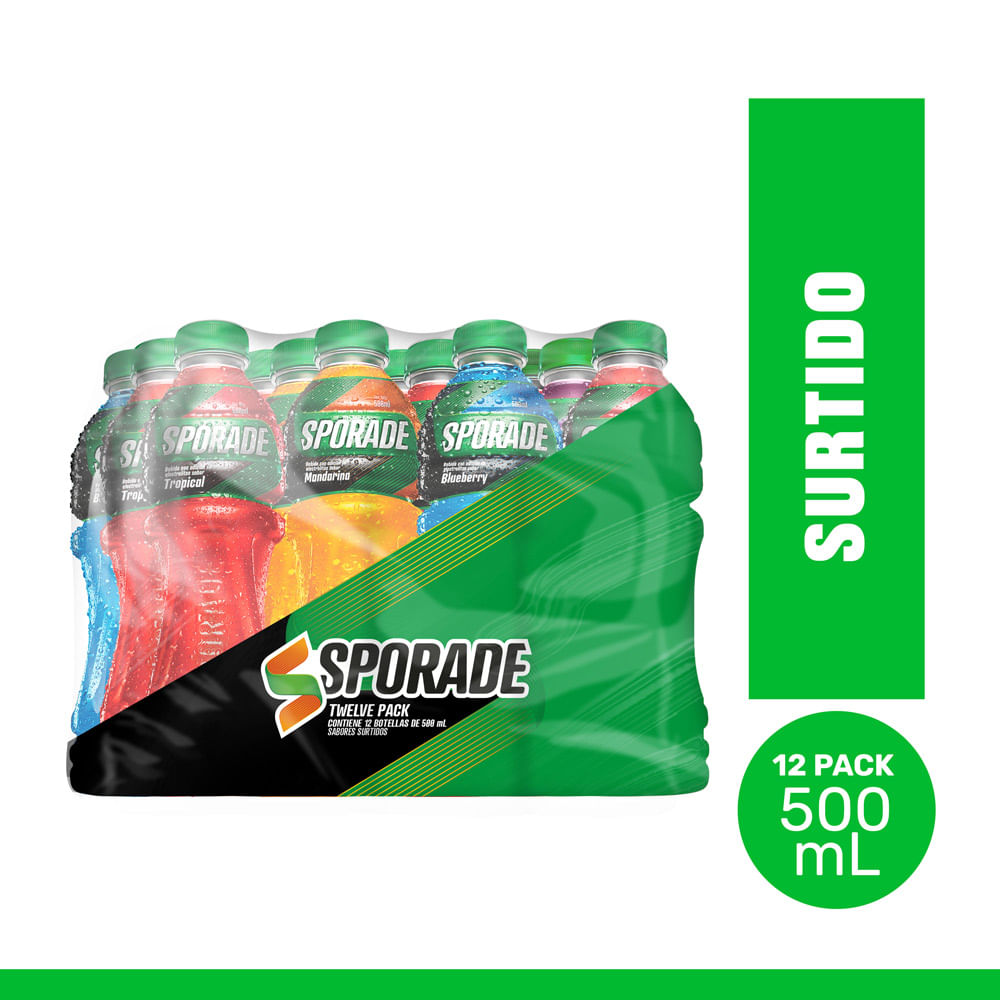 Pack x12 Sporade Surtido Pet 500ml - Metro.pe