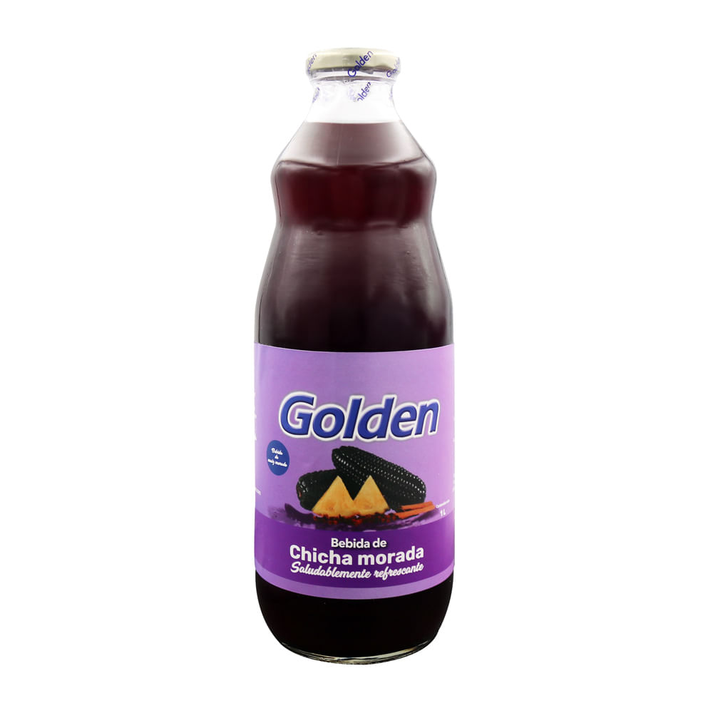 Chicha Morada Golden Botella 1L - Metro.pe