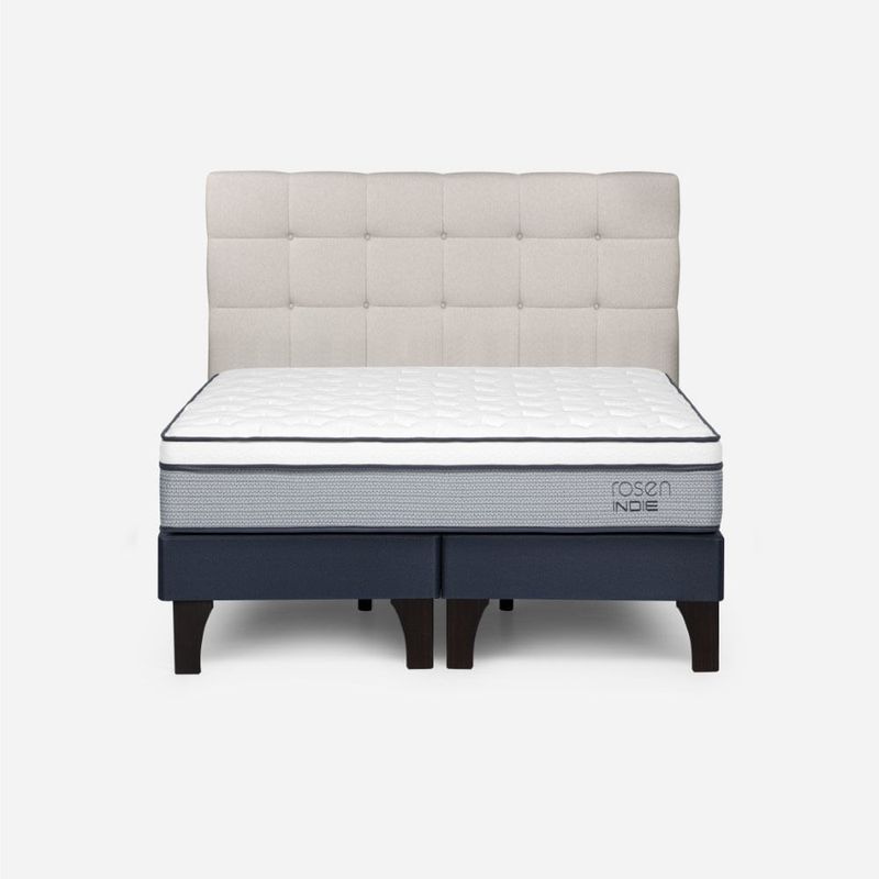 Cama Rosen Indie Issey Niebla King - Metro.pe