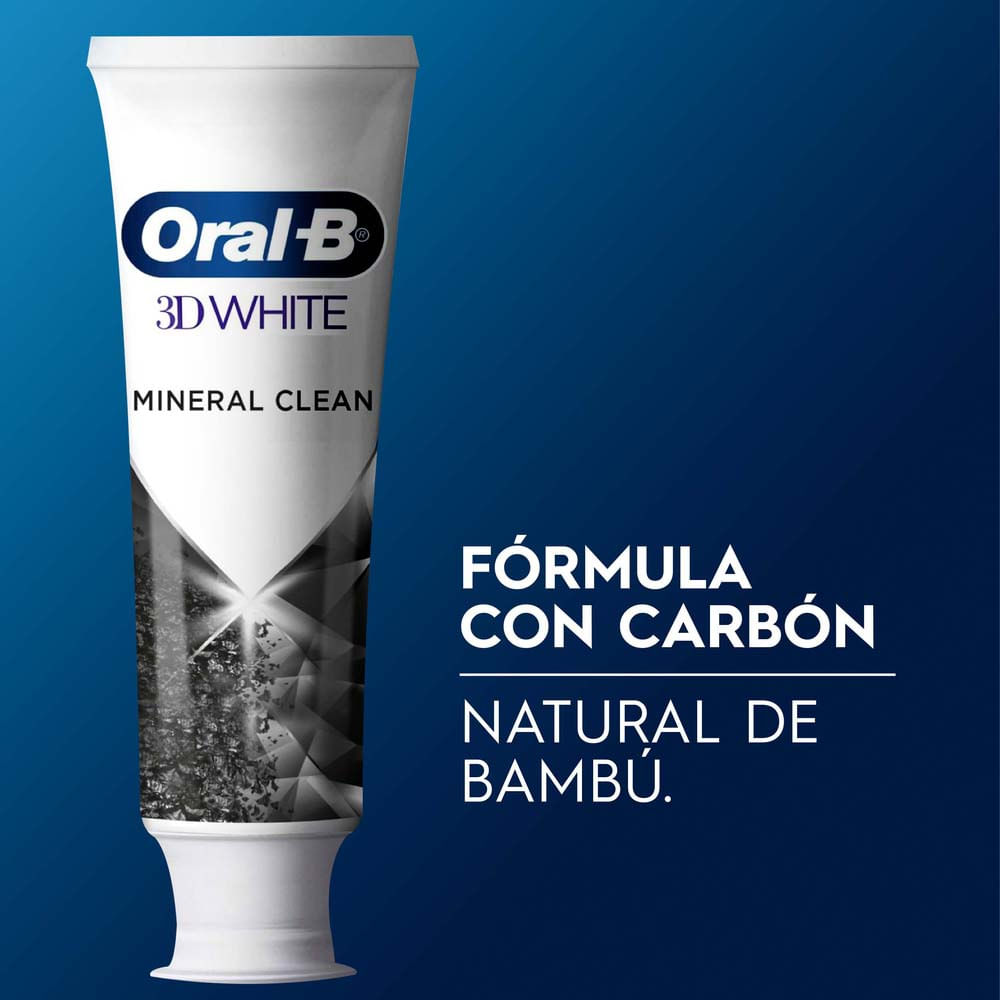 Pasta de Dientes Oral B 3D White Mineral Clean 75ml - Metro.pe