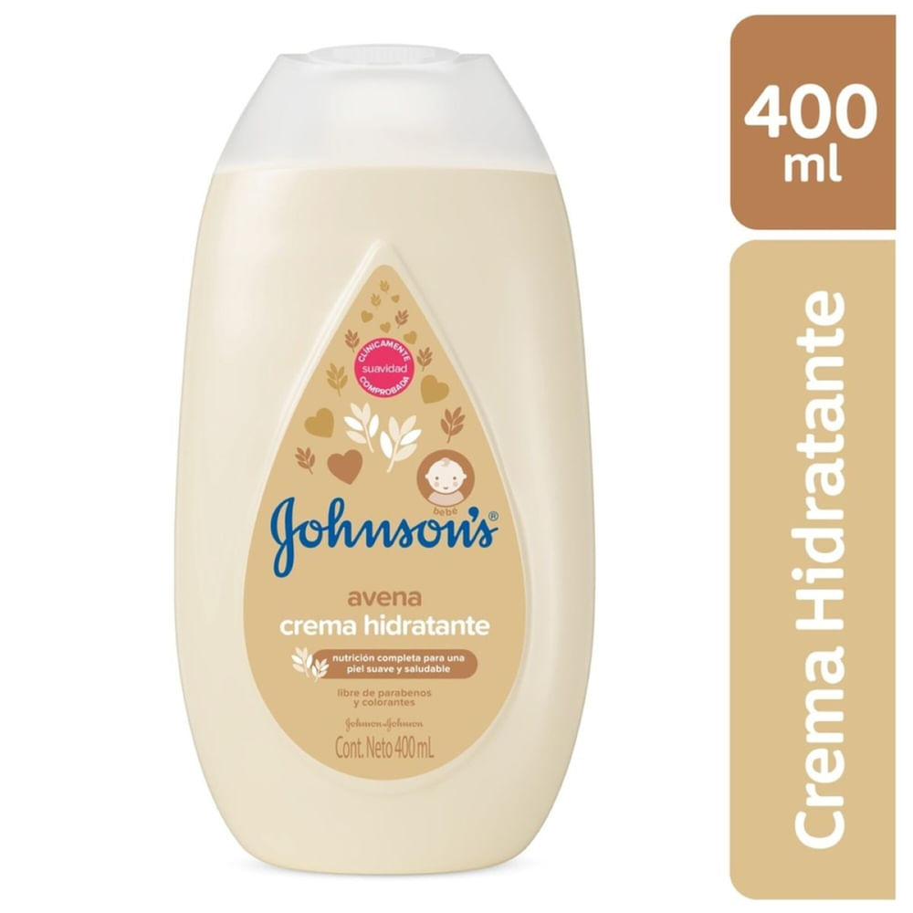 Crema Hidratante Johnson's Baby Avena 400ml - Metro.pe