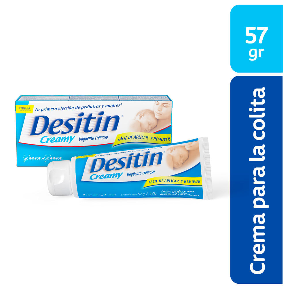 Crema Protectora para Bebés Desitin Creamy 57g - Metro.pe